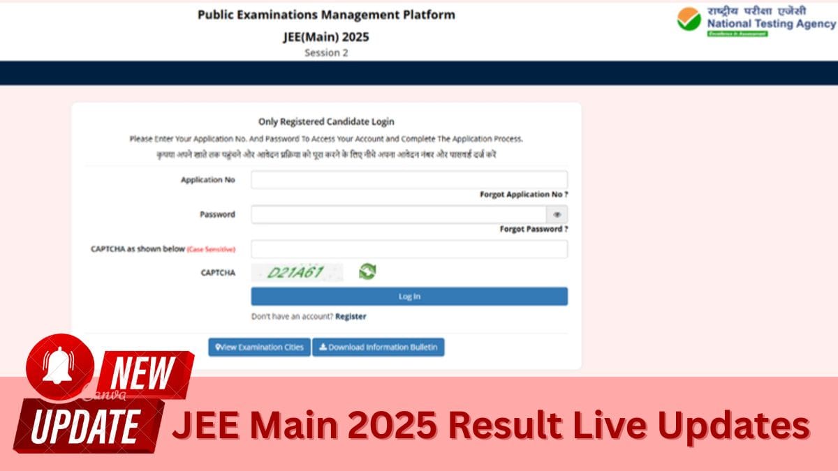 JEE Main Result 2025 Live: Final Answer Key & Scorecard to Be Released at jeemain.nta.nic.in ...